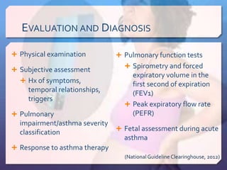 Asthma in Pregnancy | PPSX