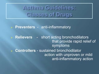 Asthma presentation2011 | PPTX