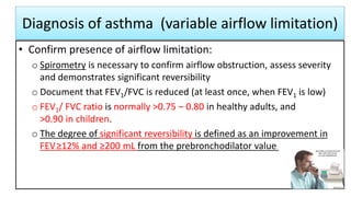 Asthma presentation by dr.bagasi | PPTX
