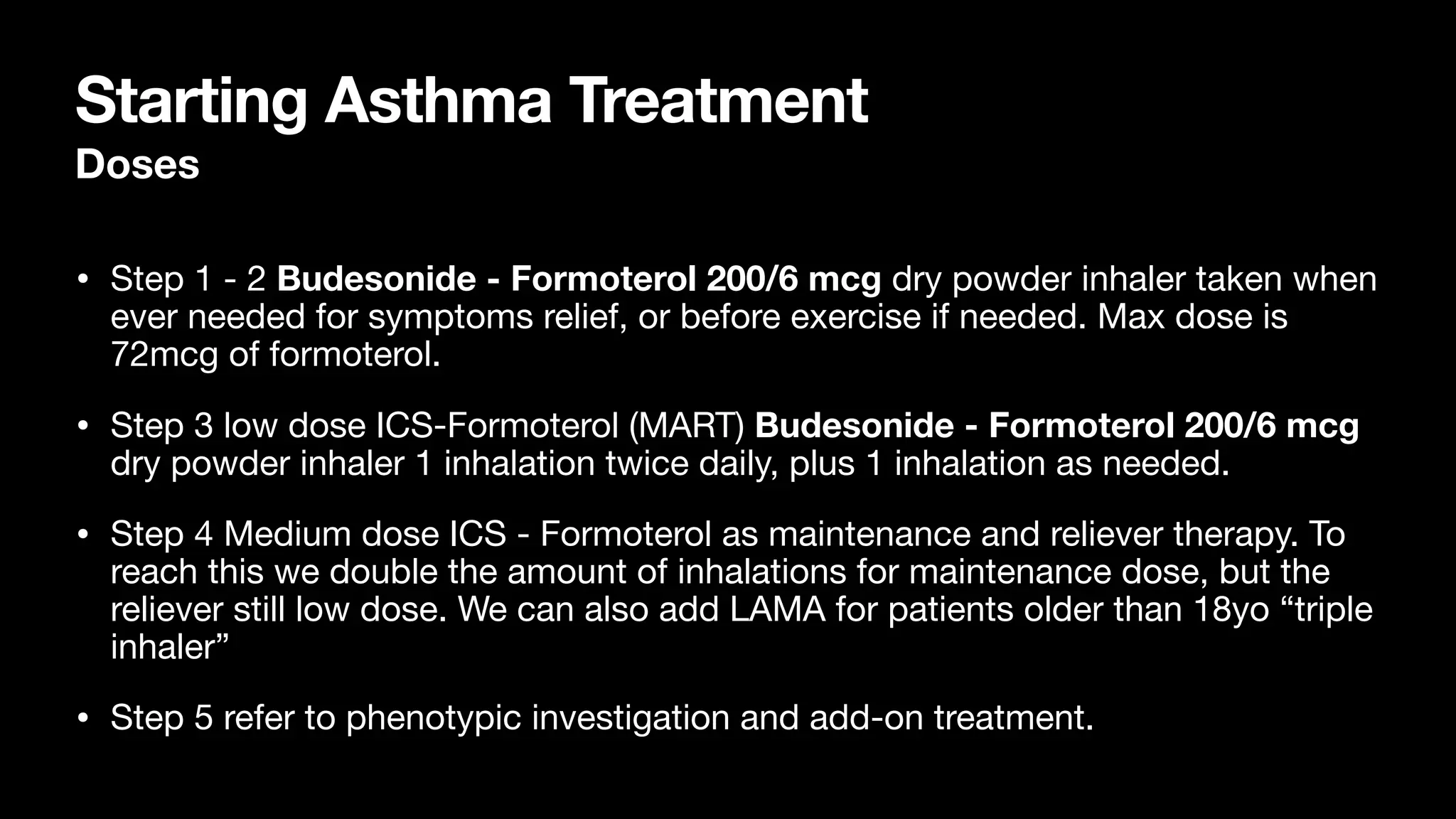 Asthma Review - GINA guidelines summary 2024 | PDF