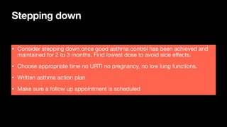 Asthma Review - GINA guidelines summary 2024 | PDF