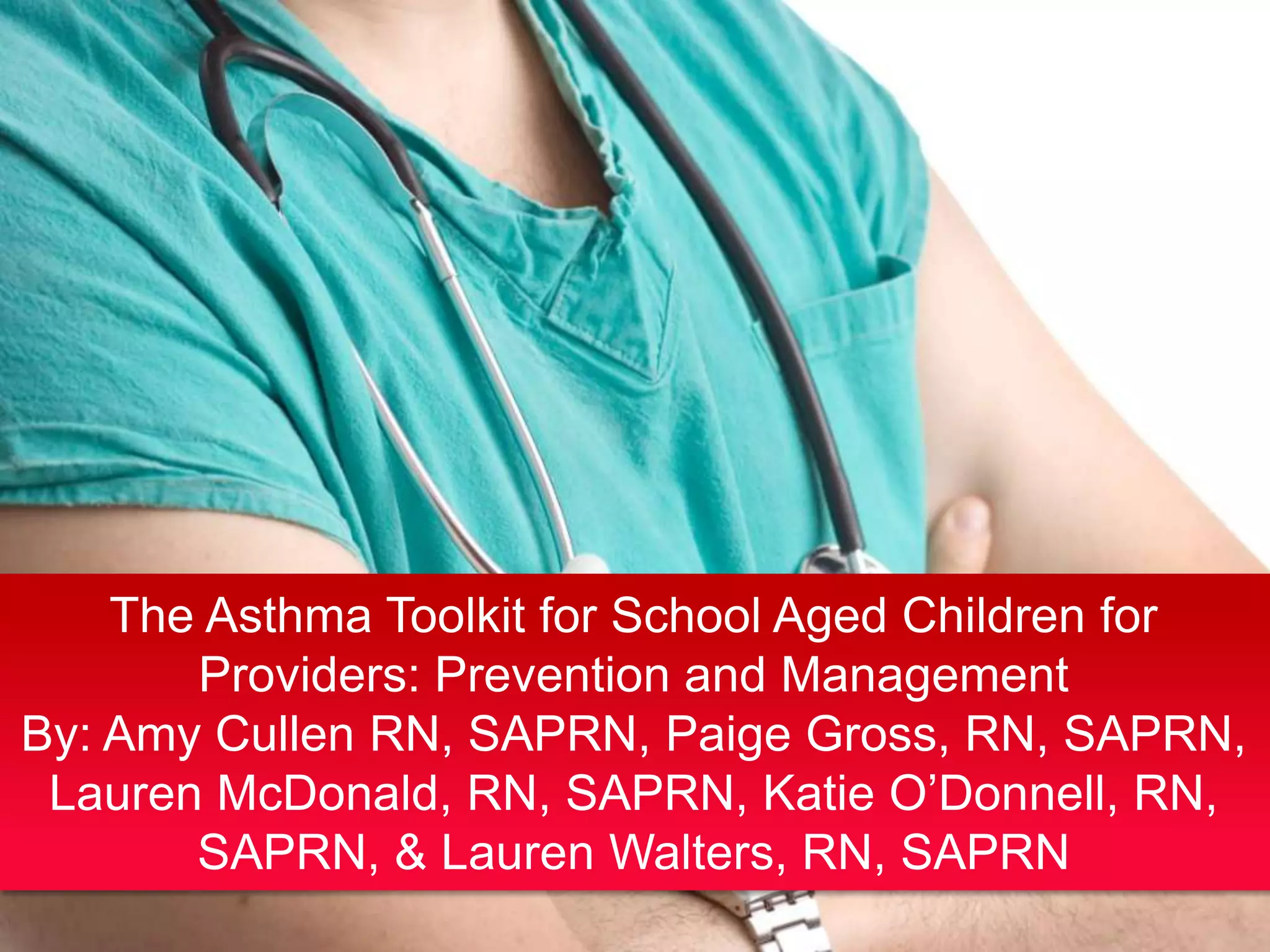 Asthma Toolkit for Providers | PPTX