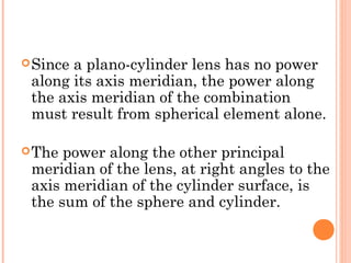 Astigmatic lens | PPT