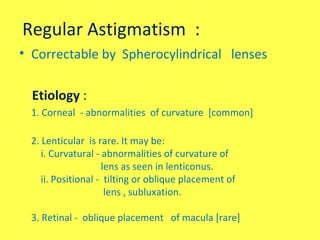 Astigmatism | PPT