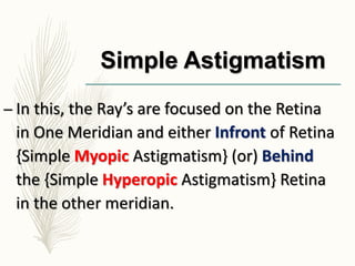 Astigmatism | PPTX