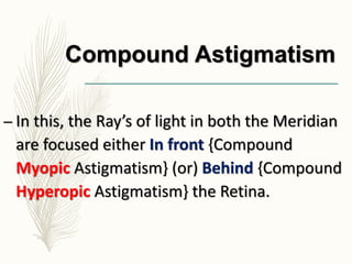 Astigmatism | PPTX