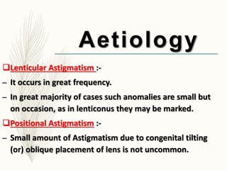 Astigmatism | PPTX
