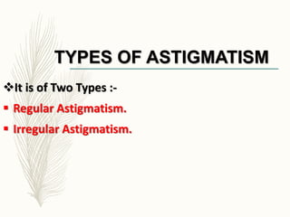 Astigmatism | PPTX
