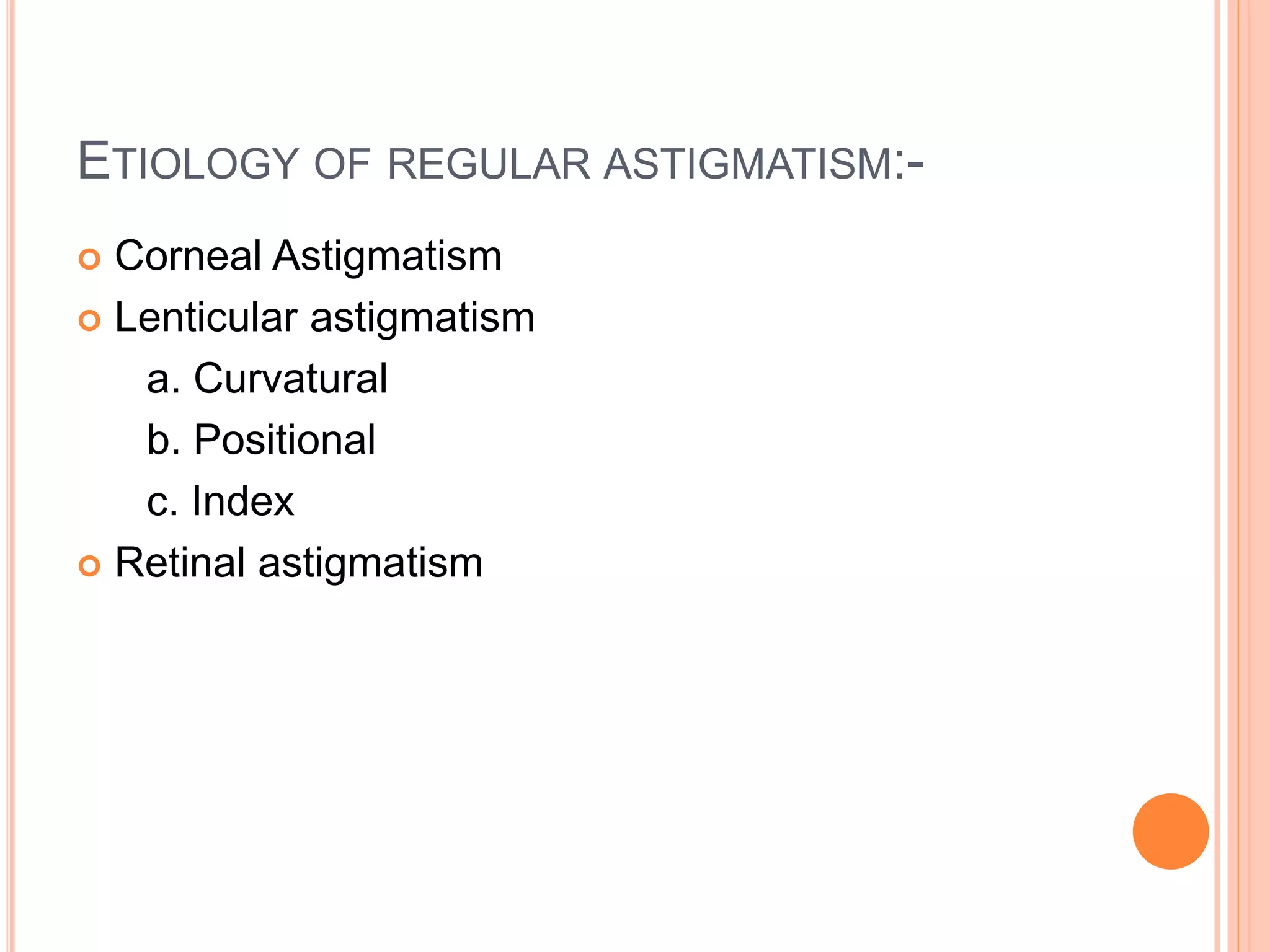 Astigmatism | PPTX