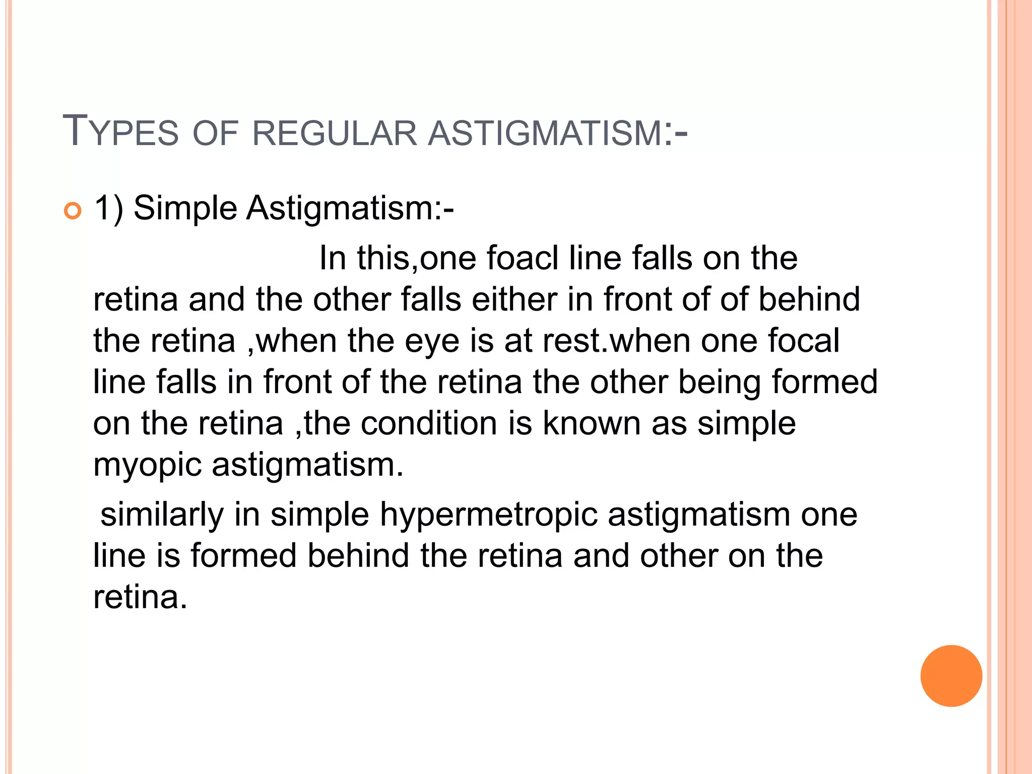 Astigmatism | PPTX