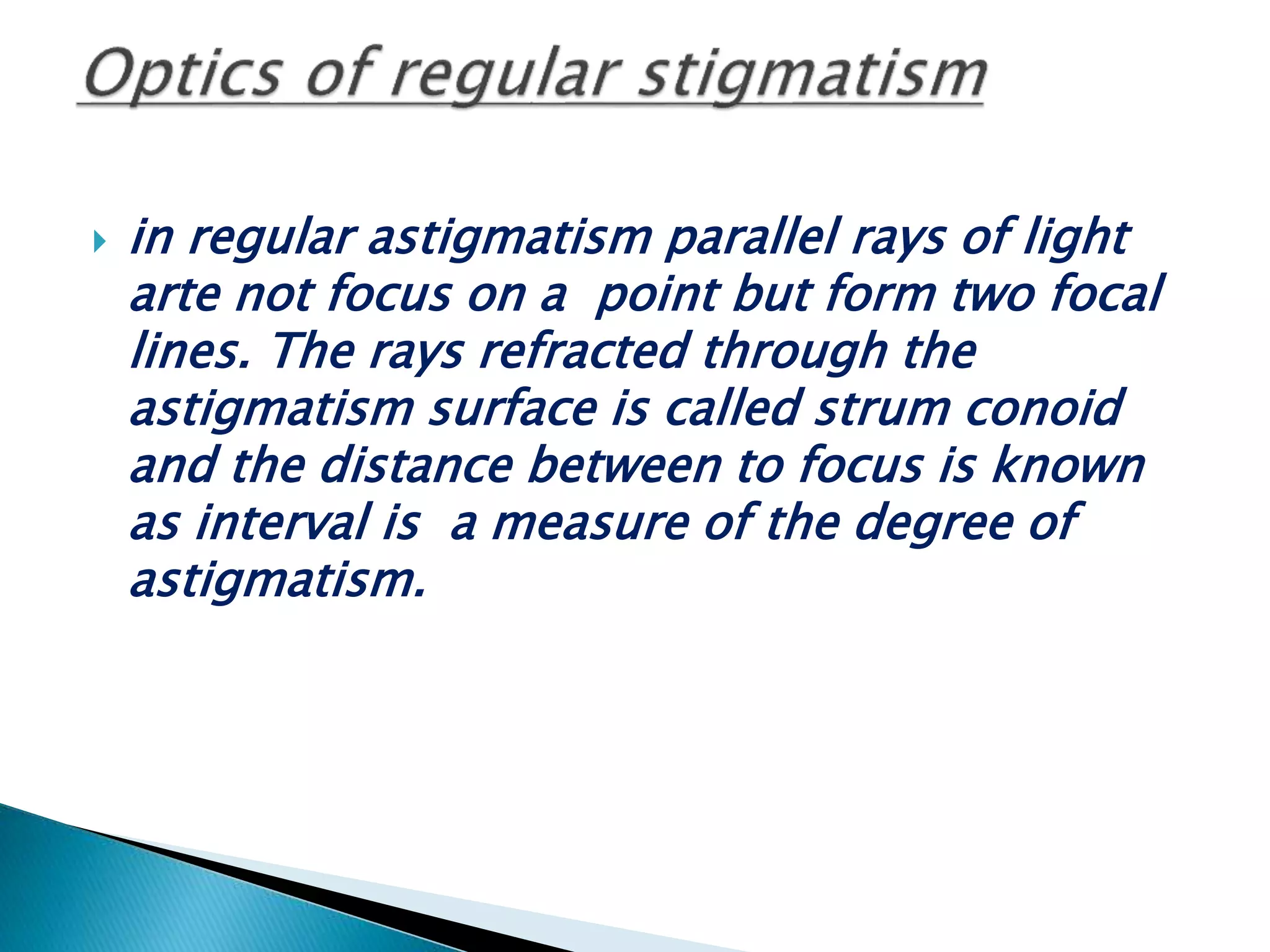Astigmatism | PPTX