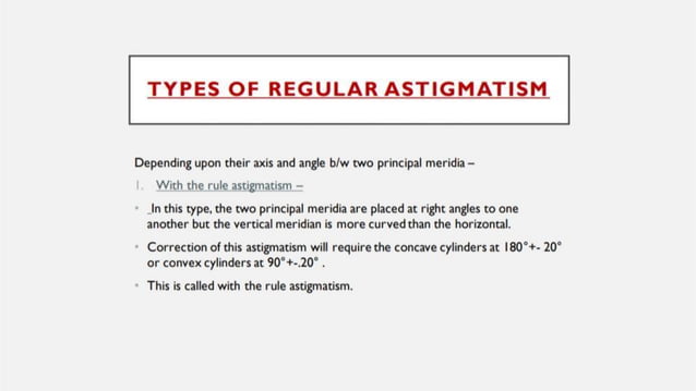 Astigmatism | PPT
