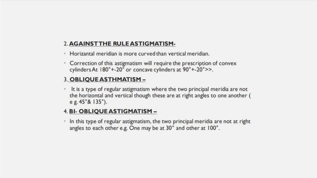 Astigmatism | PPT