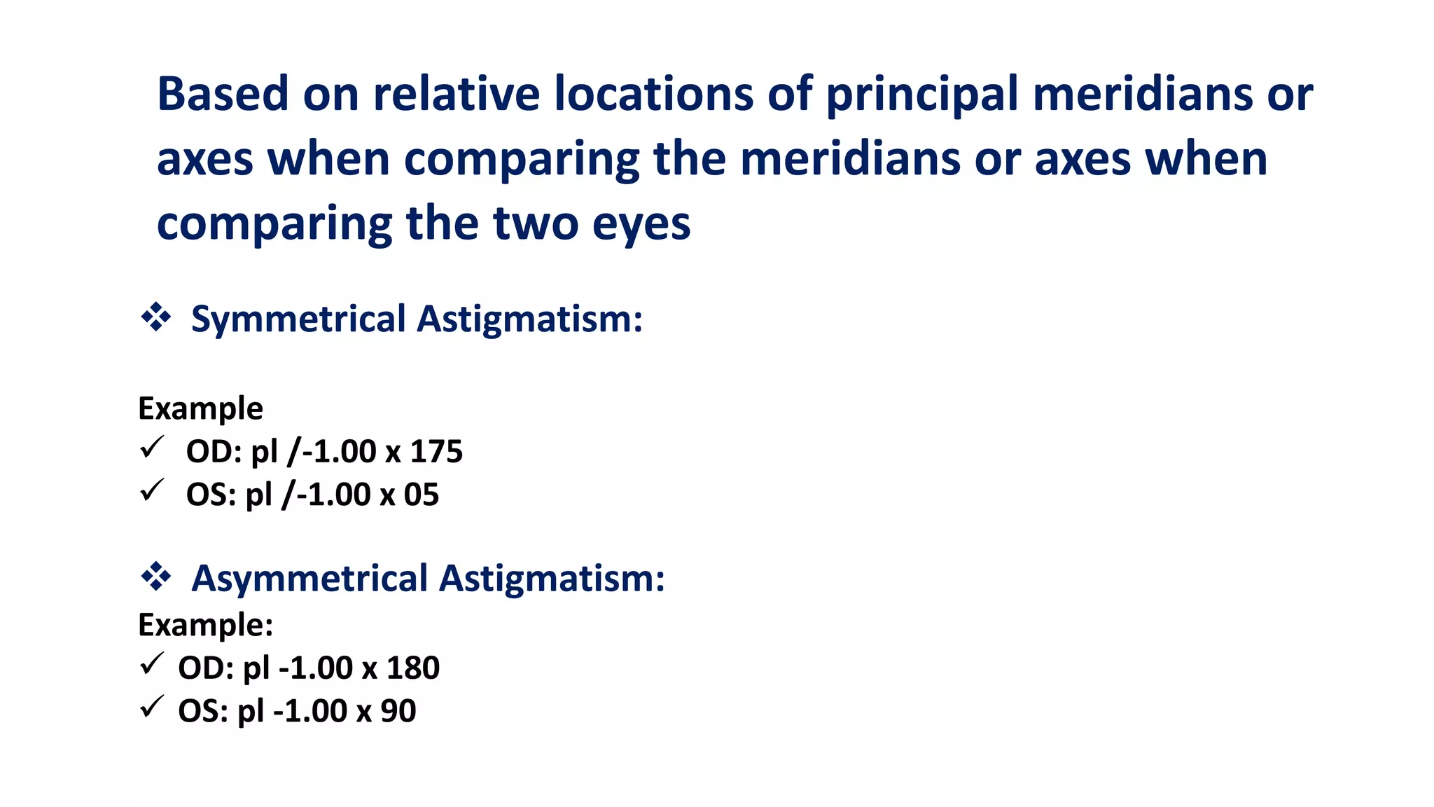 Astigmatism ppt | PPTX