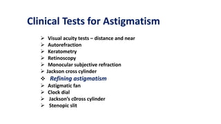 Astigmatism ppt | PPTX