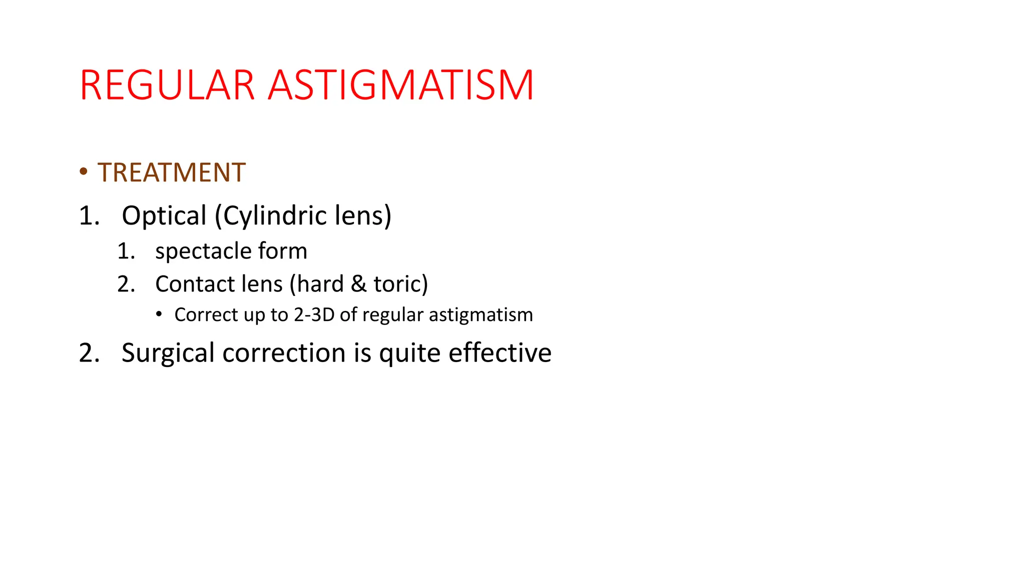 Astigmatism, Classification, Sturm's conoid | PPTX