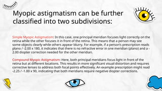 astigmatism their type , ways of astigmatism | PPTX