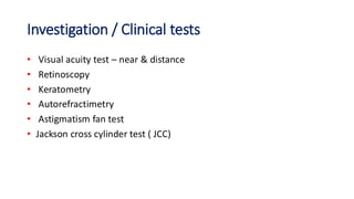 Astigmatism.pptx optometry. students.... | PDF