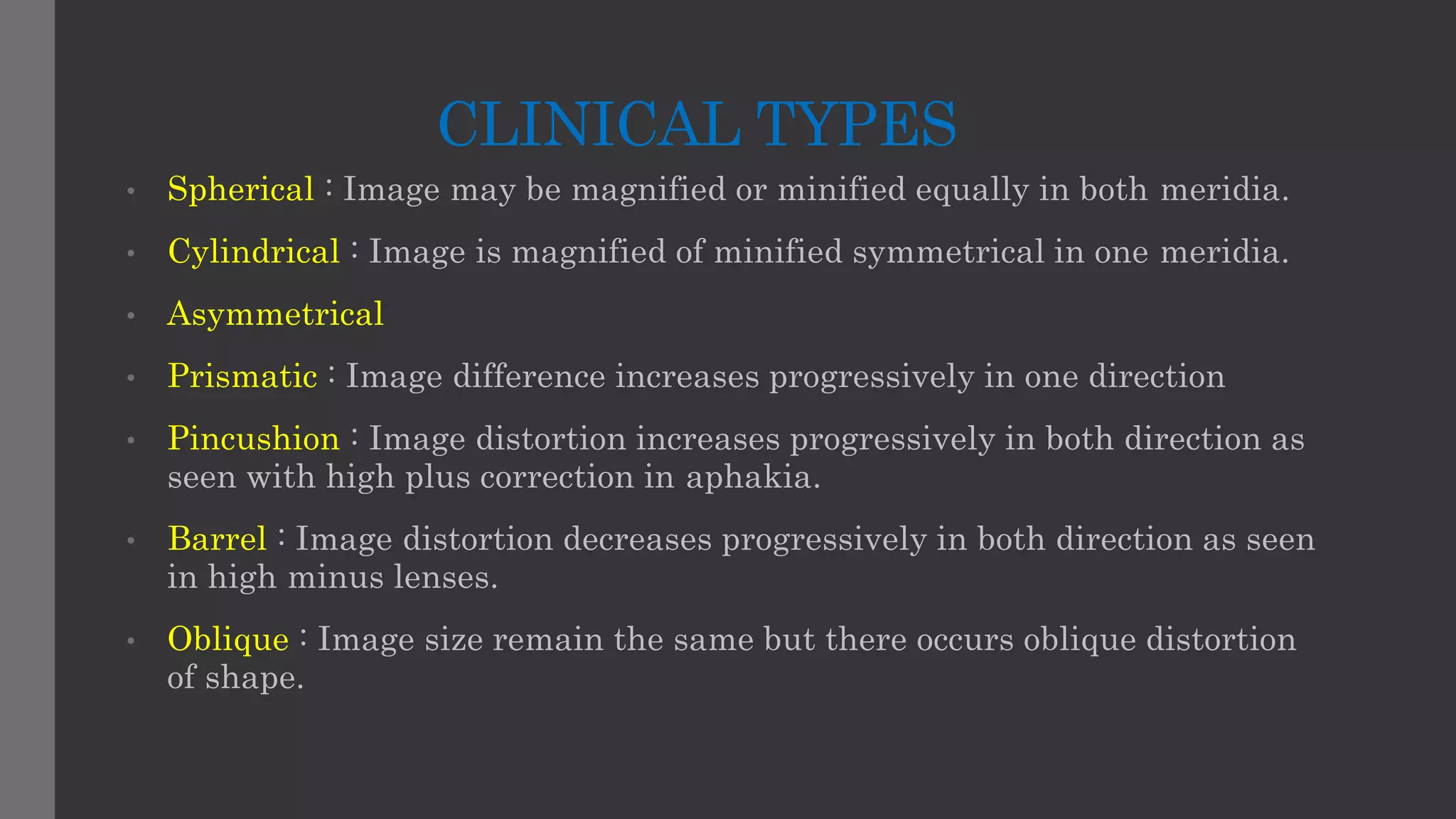 Astigmatism, anisometropia, anisekonia. | PPTX
