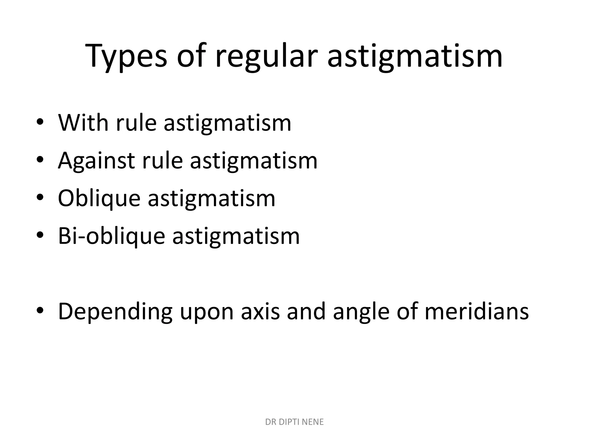 Astigmatism complete | PPTX
