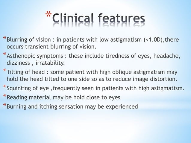 Astigmatism ( MANISH CHAUDHARY) | PPTX