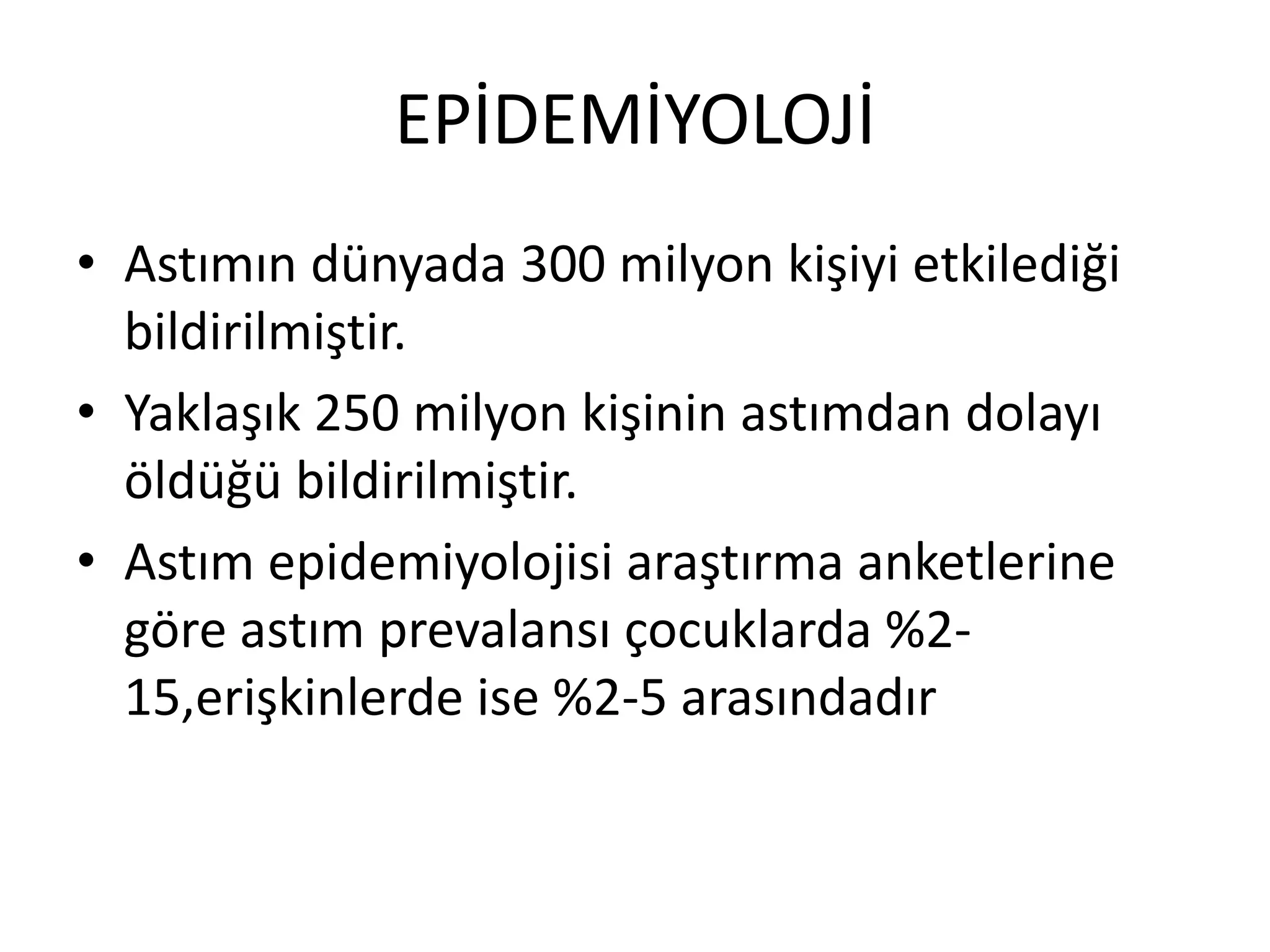 Astim tani ve tedavi rehberi | PPTX