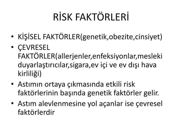 Astim tani ve tedavi rehberi | PPTX