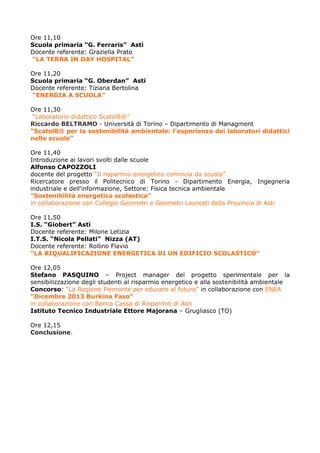 Asti programma 28032014 a.s.2013/2014 | PDF