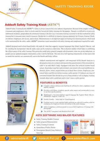 SAFETY TRAINING KIOSK | PDF