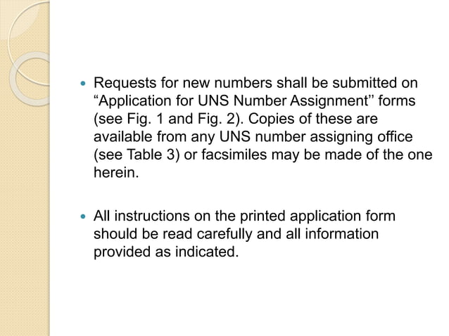 Numbering Metals and Alloy (UNS)ASTM – E 527 - 83 | PPT