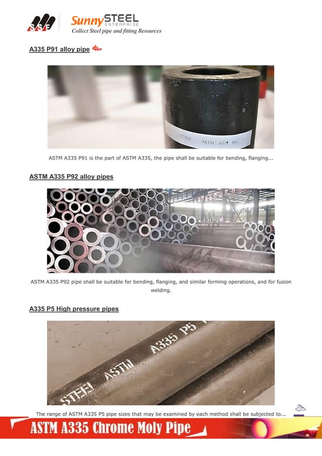 ASTM A335 CHROME MOLY PIPE | PDF
