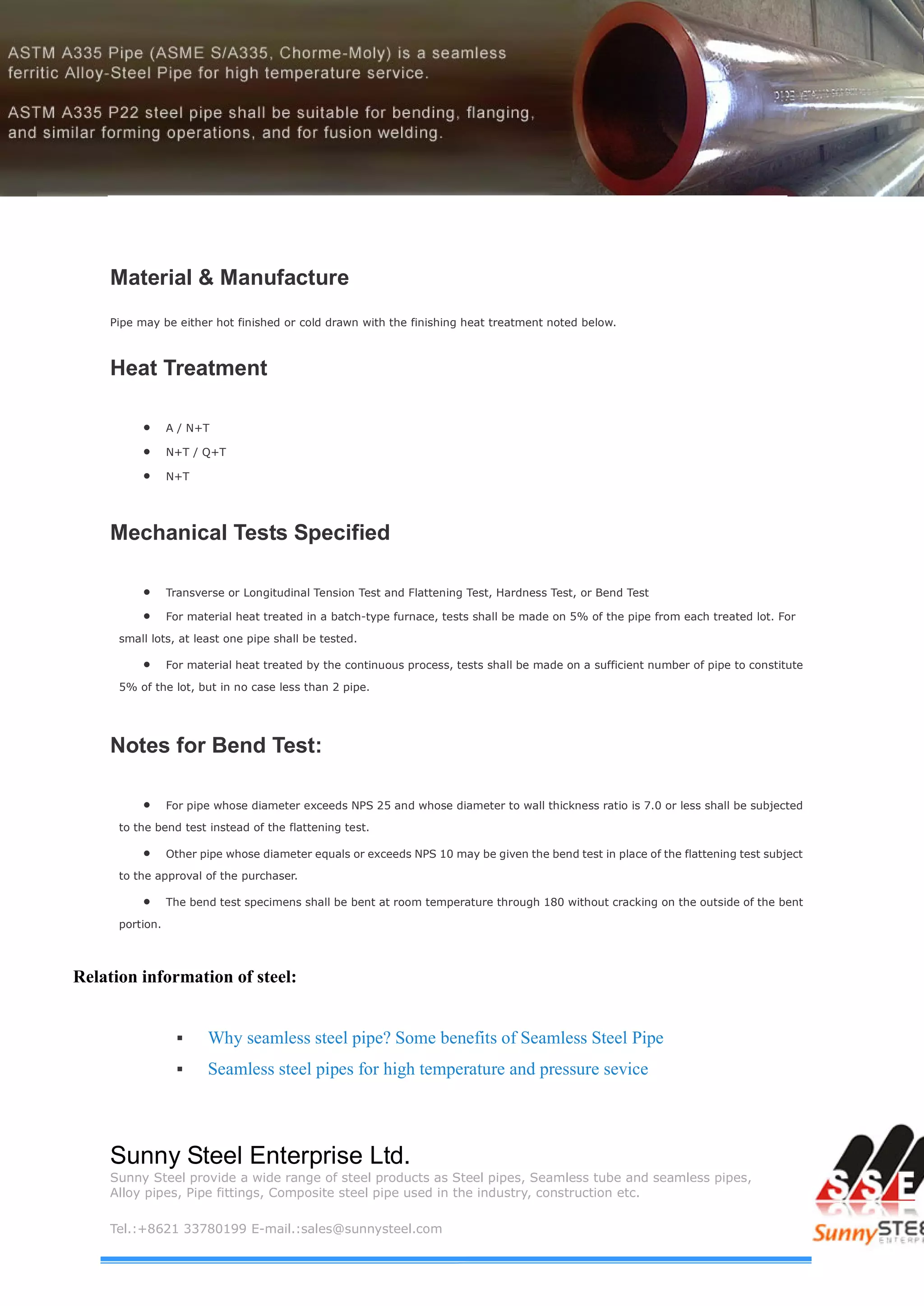 Astm a335-p5-alloy-seamless-pipe | PDF