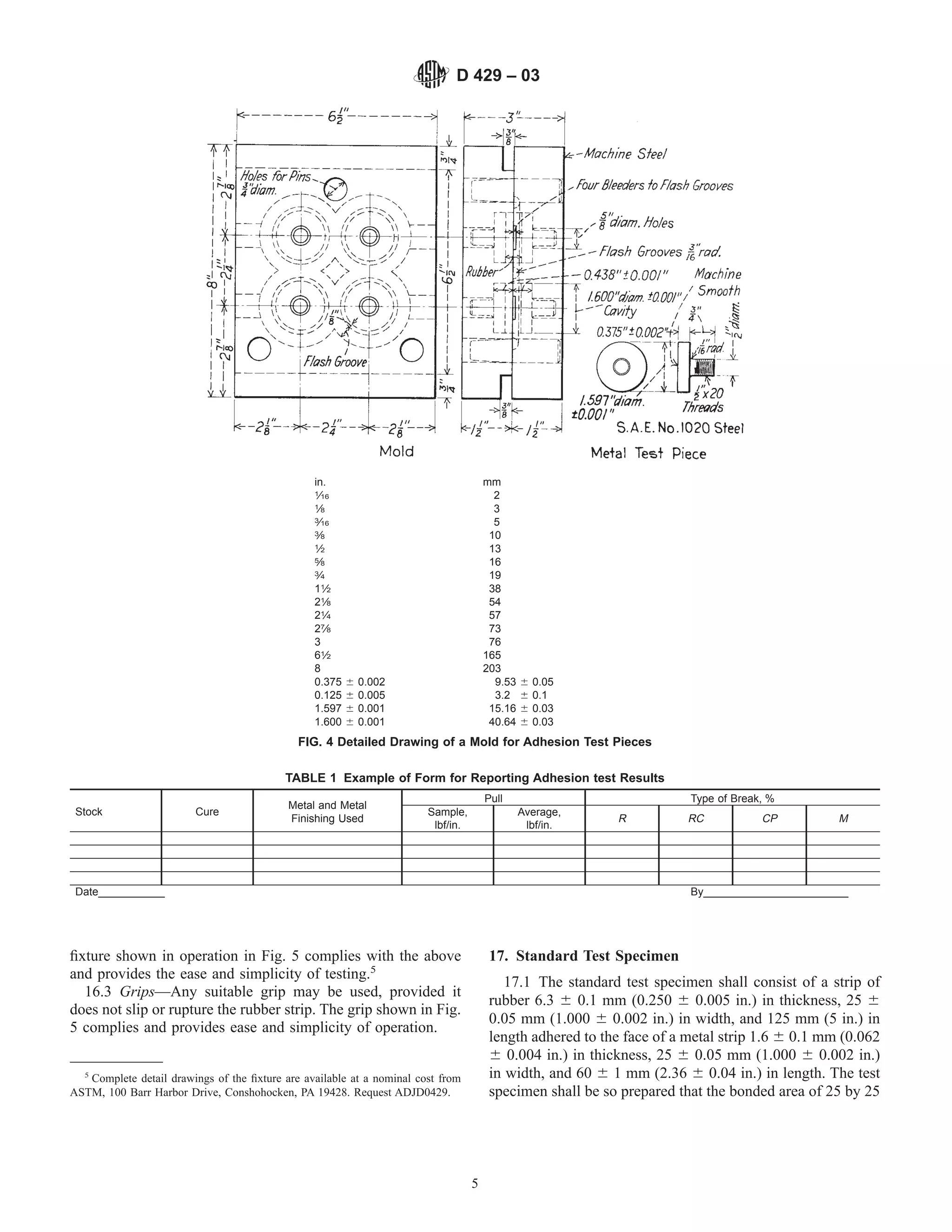Astm d429-03 | PDF