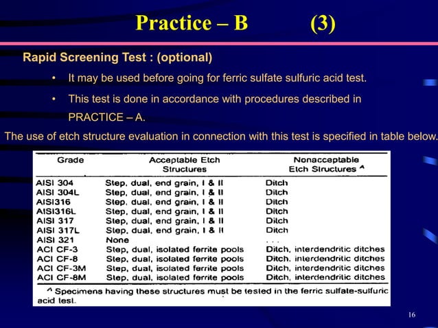 ASTM-IGC Testing ASTM-IGC TestingASTM-IGC Testing | PPT | Chemistry ...