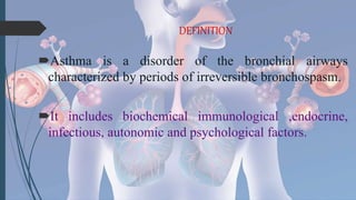 ASTHMA- ONE OF THE MOST COMMON RESPIRATORY DISEASE | PPTX