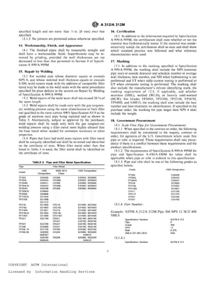 Astm a312 | PDF