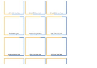 ASTM A320 Nut,B8M Grade Square - fas10Nut | PDF