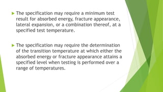 ASTM A 370 PRESENTATION | PPTX
