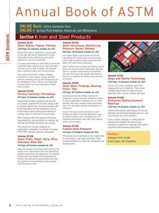 Astm catalog 2013 | PDF