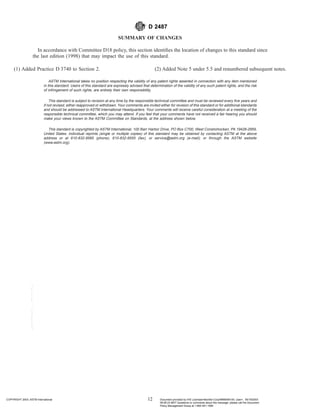 ASTM D2487.pdf | Geology | Science