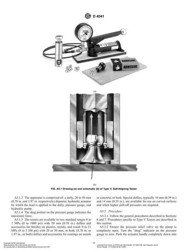 Astm d4541 standard pull off test for coatings | PDF | Physics | Science