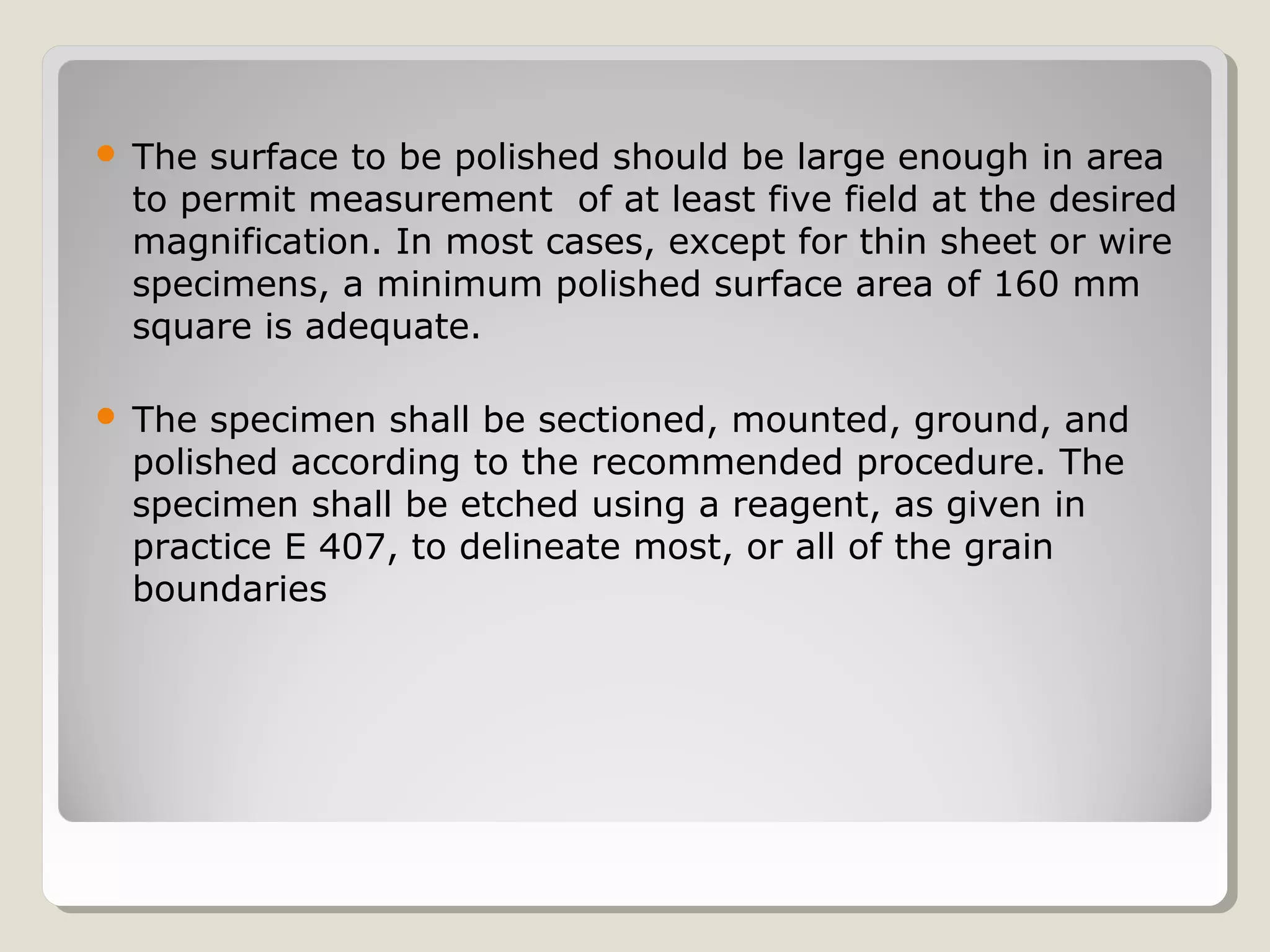 ASTM E 112 GRAIN SIZE MEASURING METHODS full standard, mecanical | PPS