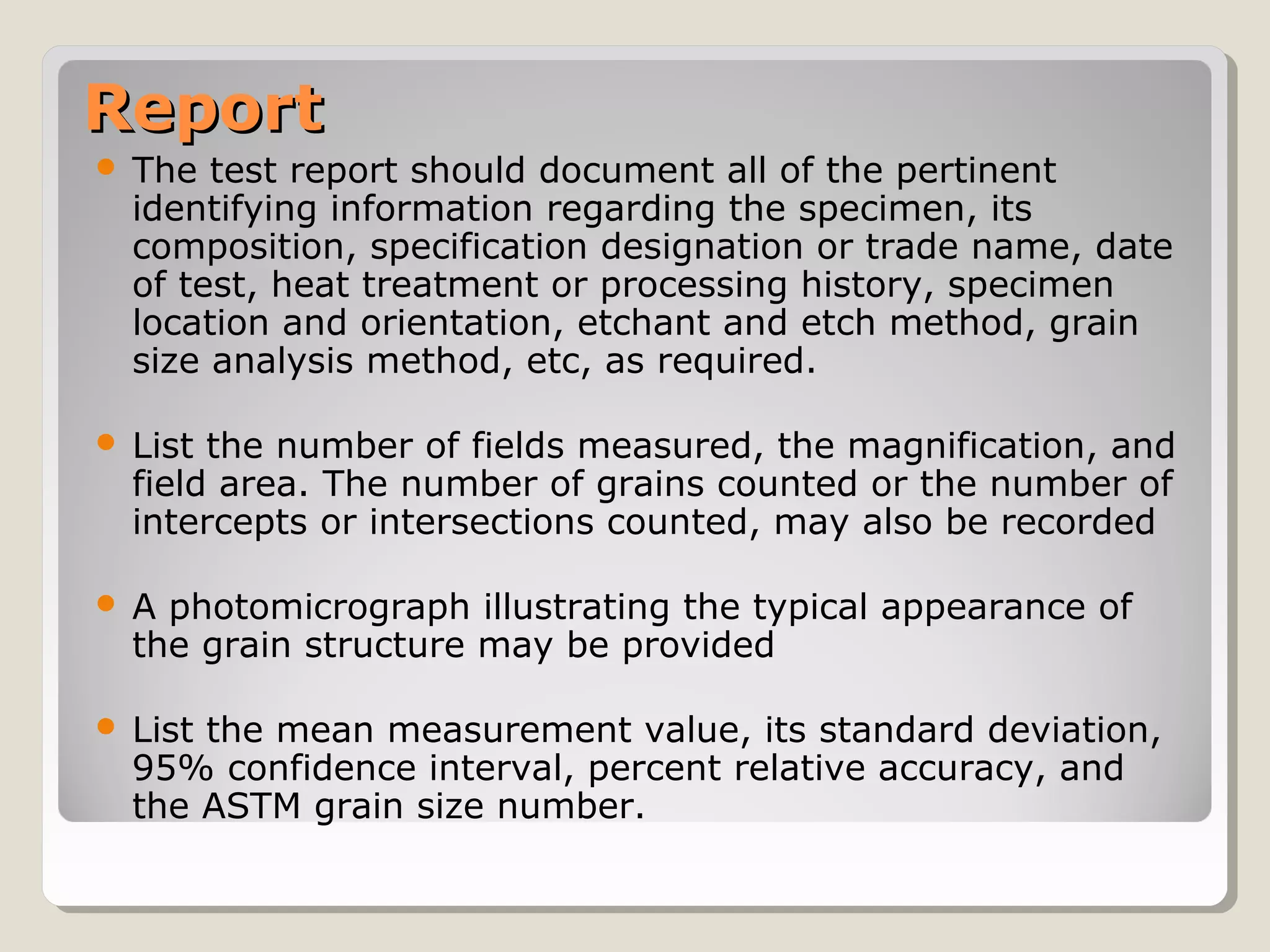 ASTM E 112 GRAIN SIZE MEASURING METHODS full standard, mecanical | PPS