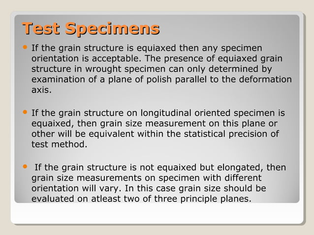 ASTM E 112 GRAIN SIZE MEASURING METHODS full standard, mecanical | PPS ...