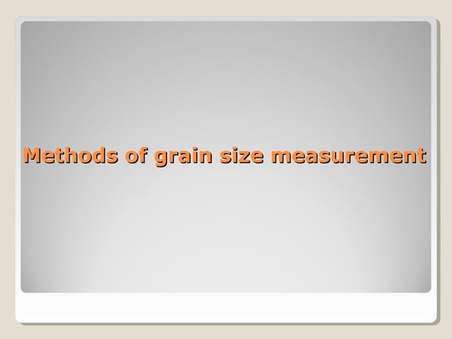ASTM E 112 GRAIN SIZE MEASURING METHODS full standard, mecanical | PPS ...