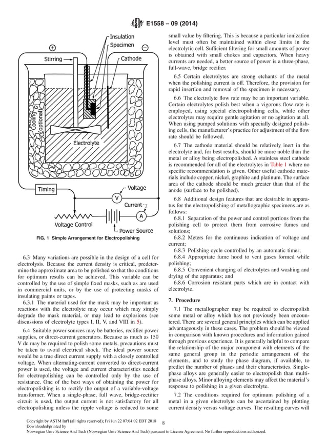 ASTM E1558, Standard Guide for Electrolytic Polishing of Metallographic Specimens.pdf ...
