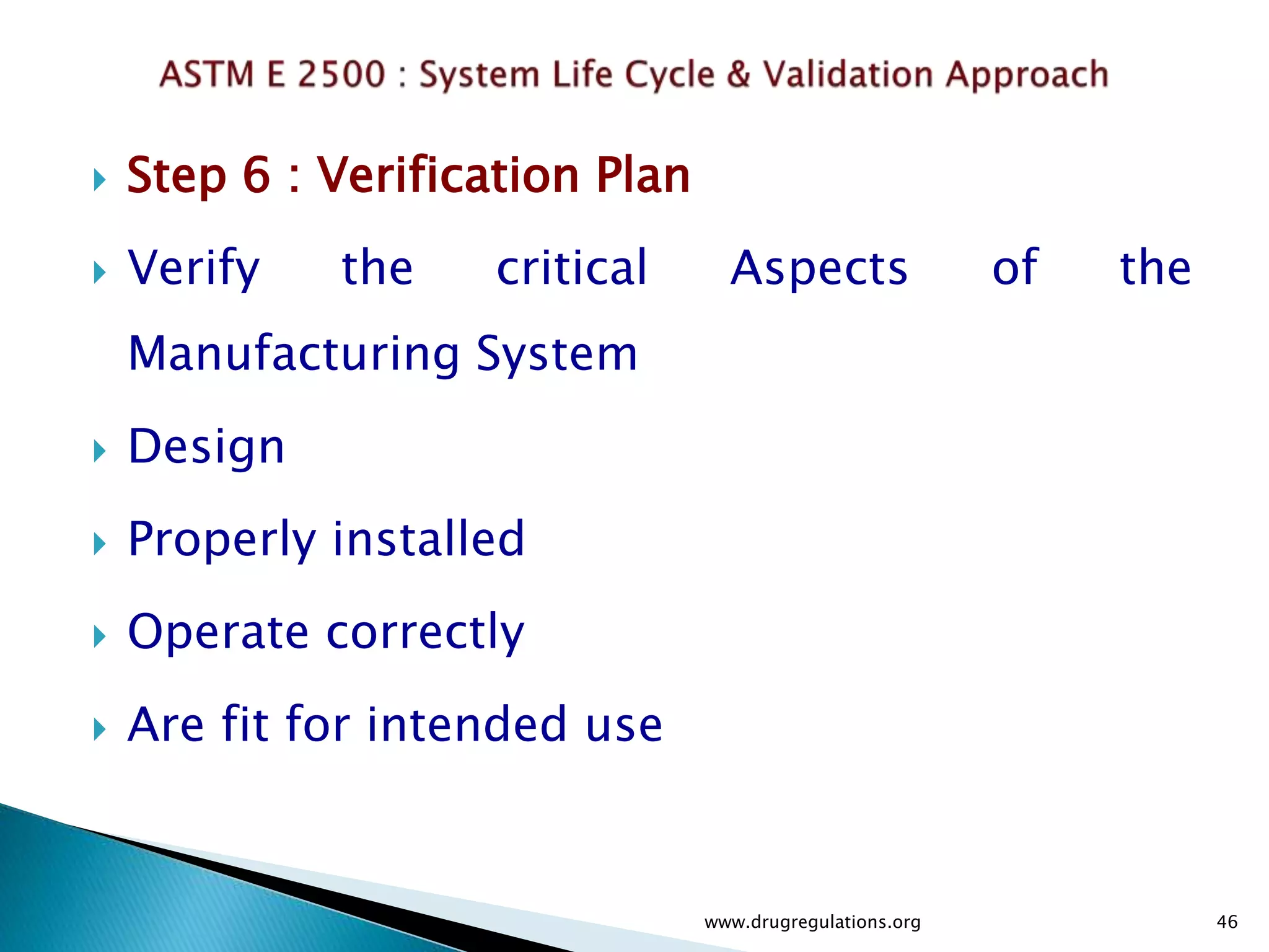 ASTM Standard E 2500 for Commissioning and Qualifications | PPTX