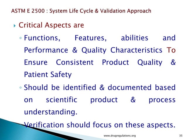 ASTM Standard E 2500 for Commissioning and Qualifications | PPTX