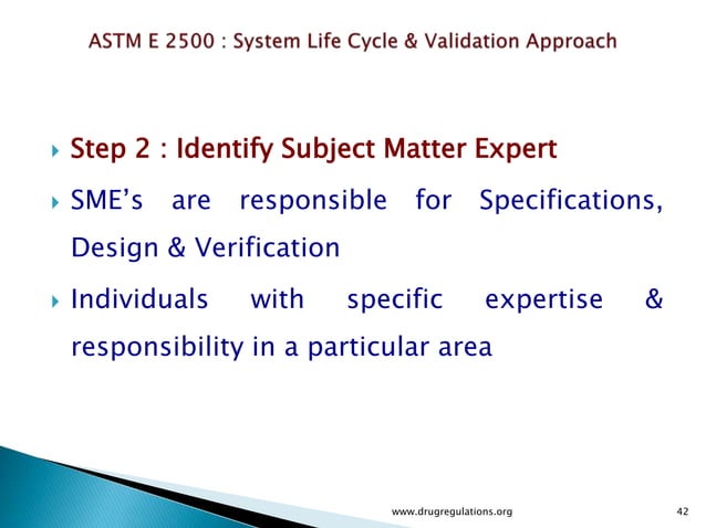 ASTM Standard E 2500 for Commissioning and Qualifications | PPTX