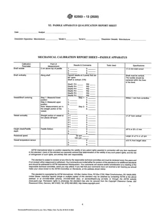 ASTM E2503 -13 (2022) standard practice for Qualification of basket and paddle dissolution ...